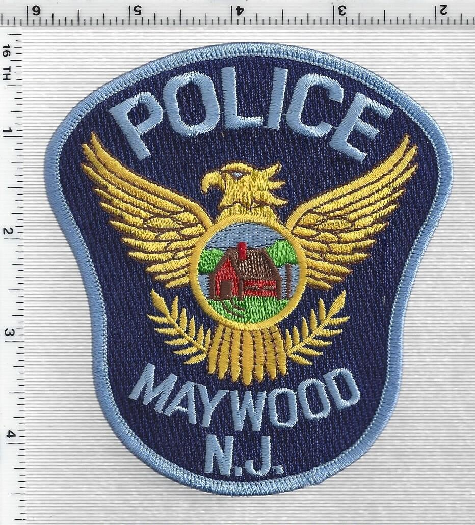 Maywood Police (New Jersey) Uniform Take-Off Shoulder Patch | eBay