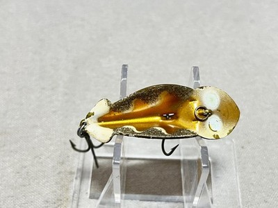 Vintage Buck Perry Spoonplug Lure In Gold With Flitter Color | eBay
