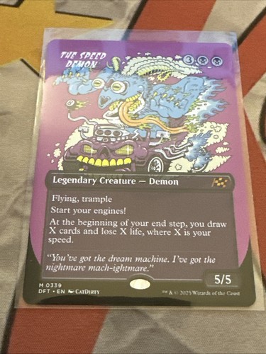 MTG The Speed Demon (Borderless) Aetherdrift Regular #0339 | eBay