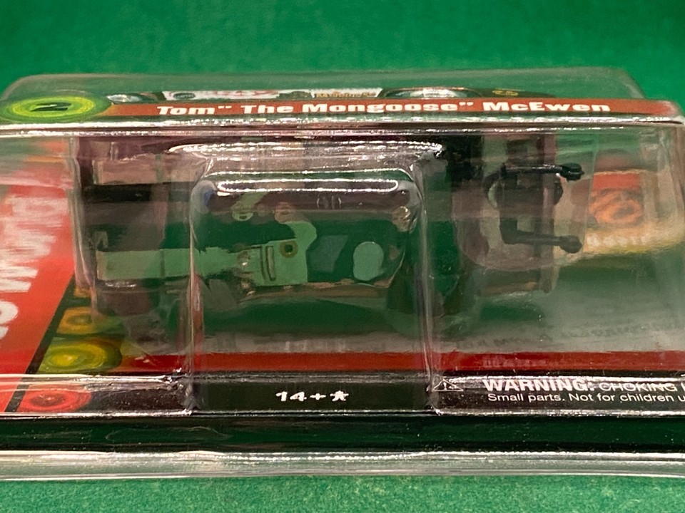 ORIGINAL AUTO WORLD 4-GEAR, MONGOOSE FUNNY CAR, CHROME RED, NEW CARDED ...