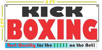 KICK BOXING Full Color Banner Sign 4 Mixed Martial Arts Dance Studio ...