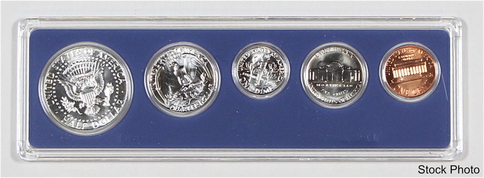 1966 SMS 1C, 5C, 10C, 25C, & 50C 5 Coin United States Special Mint Set ...
