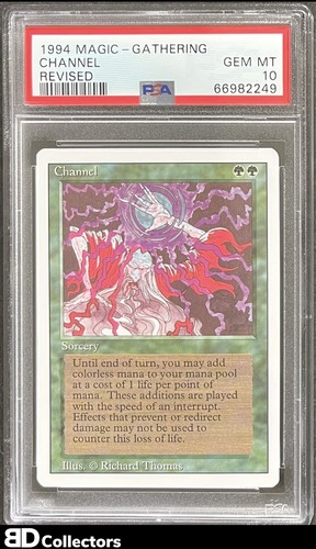 REVISED CHANNEL PSA 10 1994 Magic The Gathering MTG GEM MT | eBay