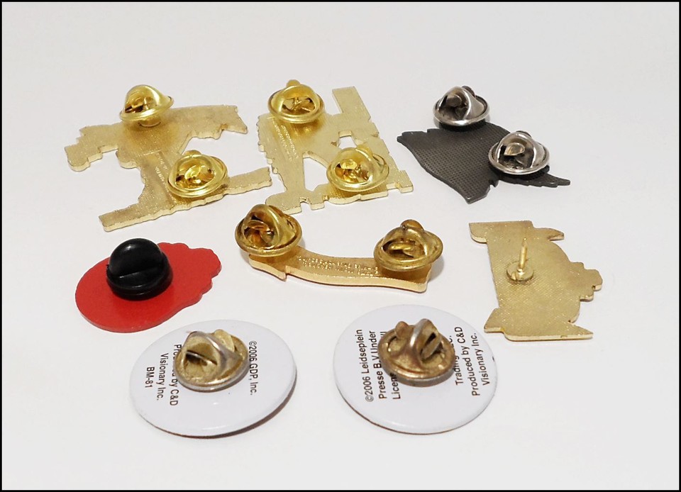 8 Classic Hard Rock Lapel Pins Badges Grateful Dead Led Zeppelin Pink ...