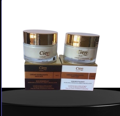 Kit Cien Gold Crème jour &Nuit Anti Àges soin régénérant 50 ml x 2 | eBay