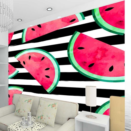 Sweet Watermelon Full Wall Mural Photo Wallpaper Printing 3D Decor Kid ...