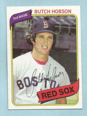1980 Topps Baseball Butch Hobson #420 Boston Red Sox NM/MT ** SET BREAK ...