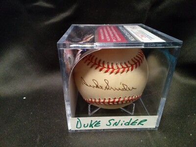 Duke Snider Signed ONL Baseball JSA COA BB # | eBay