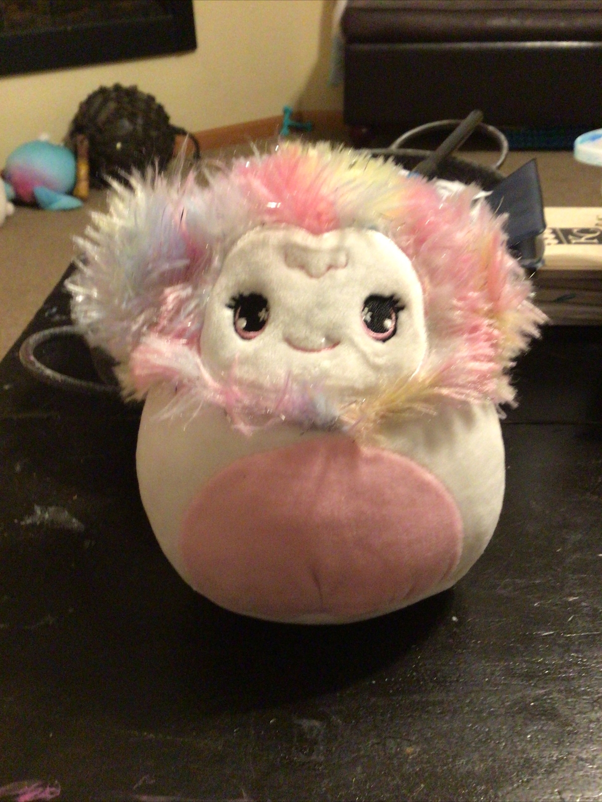 Squishmallow 5" plush Mystery Zaylee Zayley Bigfoot Yeti Pink white | eBay