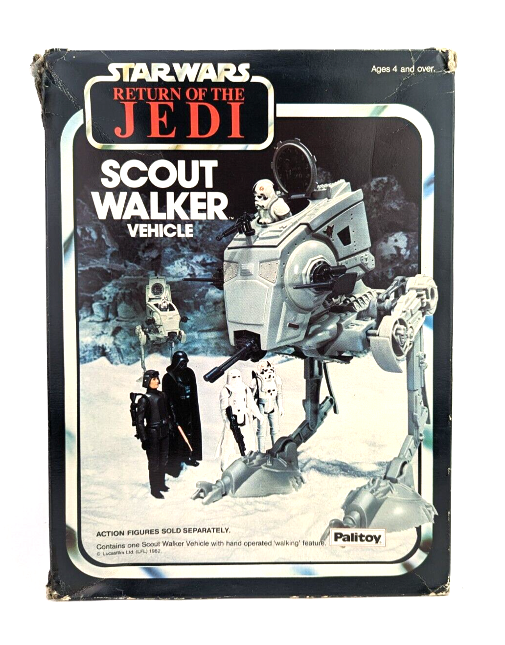 Star Wars Vintage Kenner 1982 Kenner AT-ST Scout Walker Unused in ...
