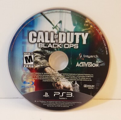 Call of Duty: Black Ops (PlayStation 3 , 2010) ps3 disc only ...