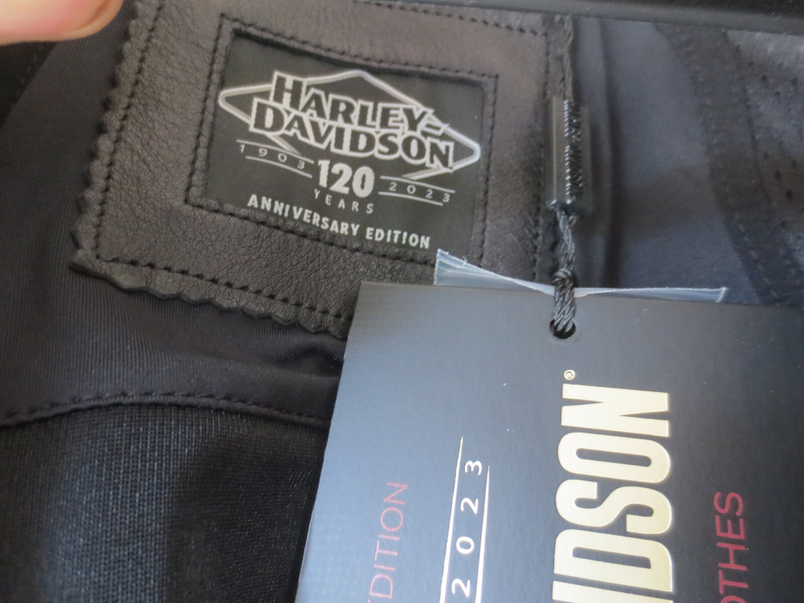 Harley Davidson Leather Jacket 120th Anniversary Cycle Champ 97023 23VM ...