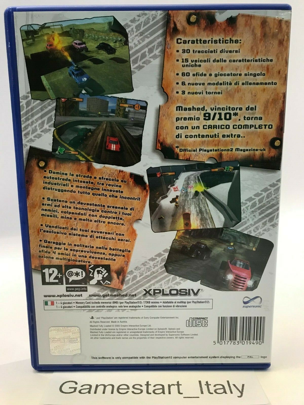 MASHED FULLY LOADED - PS2 - VIDEOGIOCO USATO PERFETTAMENTE FUNZIONANTE ...