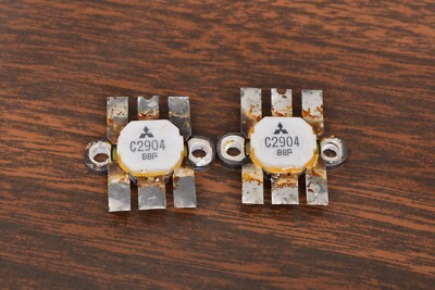 ICOM IC-765 PARTS: MATCHED PAIR MITSUBISHI 2SC2904 RF POWER TRANSISTORS ...