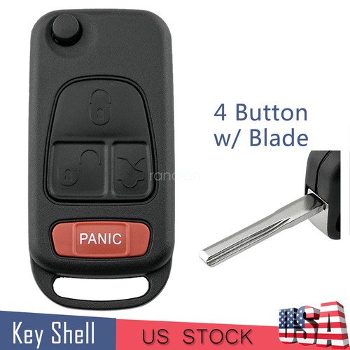 For 1998 1999 2000 2001 2002 2003 Mercedes ML320 SLK230 Flip Key Fob ...