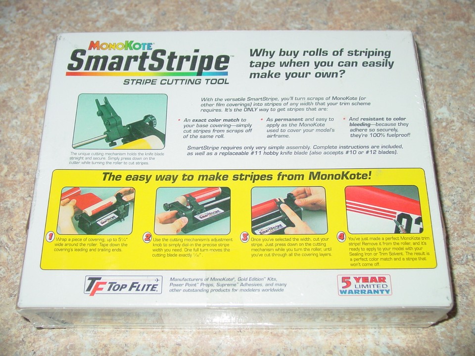 Monokote SmartStripe Stripe Cutting Machine Tool Top Flight Model ...