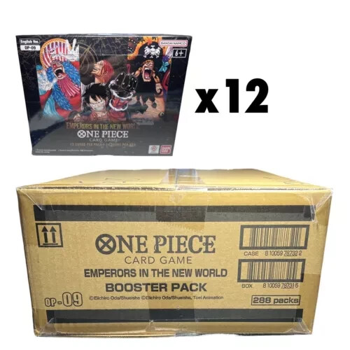 One Piece TCG Emperors in the New World Case 12x Box OP09 Factory ...