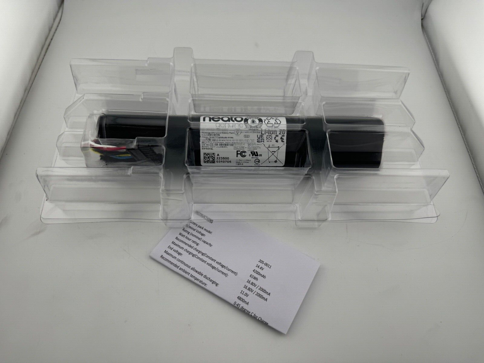 [NEW] ORIGINAL BATTERY NEATO BOTVAC D3 D4 D5 D6 D7 VACUUM - 205-0011 / ...