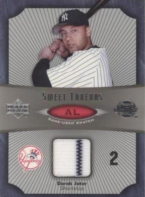 2005 Upper Deck Sweet Spot - Sweet Threads Derek Jeter #ST-DJ (MEM) for ...