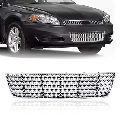 Chrome Front Lower Bumper Grille For Chevy Impala/Limited 2006-2016 ...