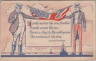 WWI Uncle Sam US Navy Europe Hands Across Sea Brother Flag 1918 ...
