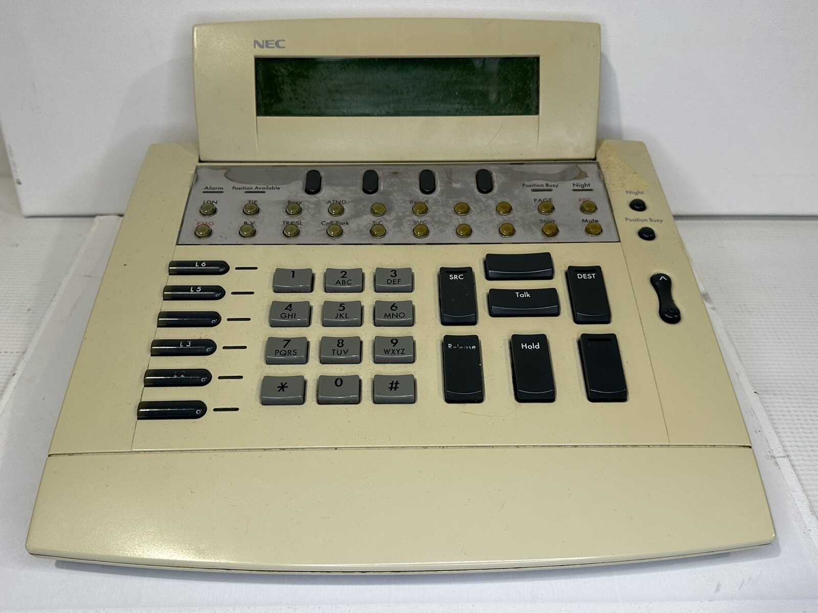 NEC SN716 Attendant Console for NEAX PBX Phone System Untested | eBay