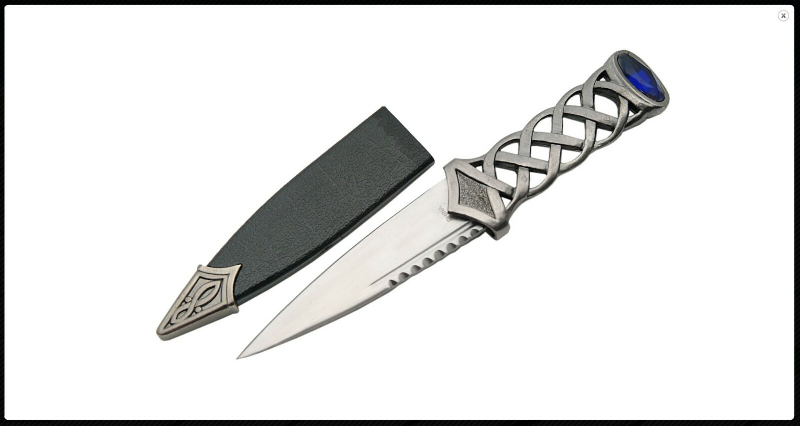 Celtic Knot 'Jeweled' Athame Wiccan Pagan Ceremonial Knife 7.25" SHARP ...