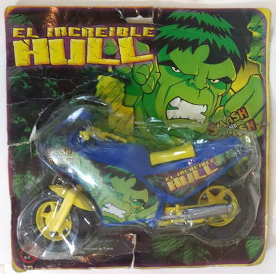 INCREDIBLE HULK MOTORCYCLE MARVEL RARE ARGENTINA | eBay