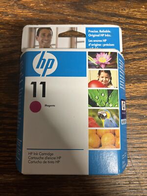 Genuine HP 11 Magenta Ink Cartridge C4837A [NEW] exp 05/2010 | eBay