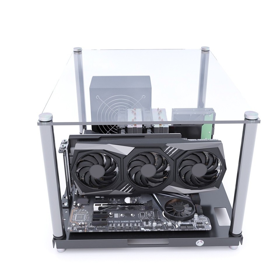 PC Test Open Chassis Rack Bench Open Frame DIY Gaming Computer Open ...