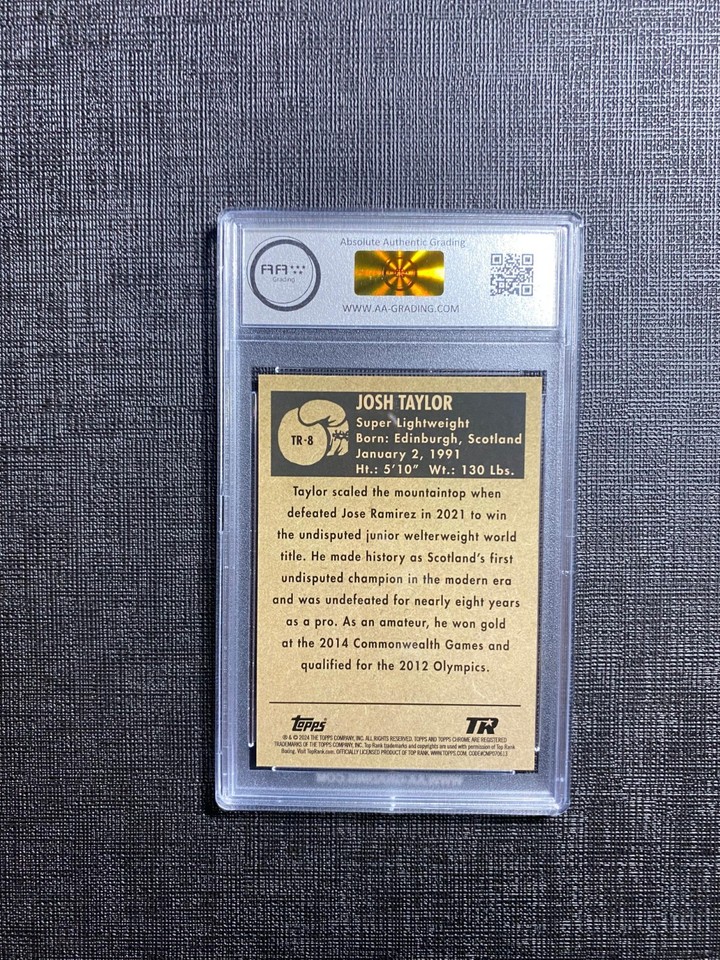 Liam Paro Green Numbered 19/99 Topps Chrome Boxing AA-Grading | eBay