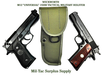 USGI WECKWORTH, M12 "UNIVERSAL" 19200 TACTICAL MILITARY HOLSTER | eBay
