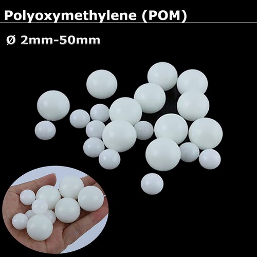 POM Plastik Kugeln Solide Ø 2mm bis 50mm Polyoxymethylen Kunststoff ...