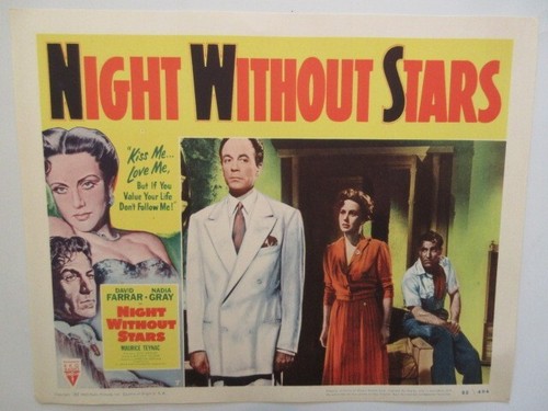Night without Stars lobby card | eBay