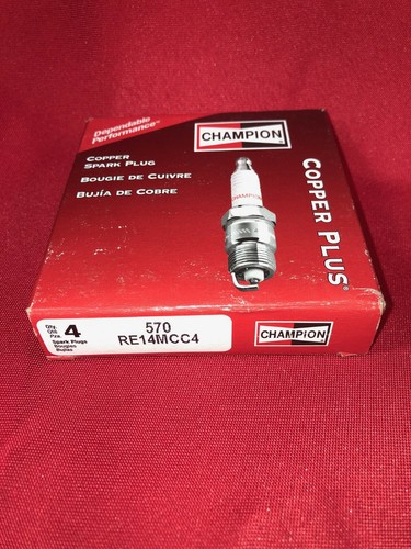 NOS OEM Mopar Champion RE14MCC4 570 Spark Plug, SET OF FOUR | eBay