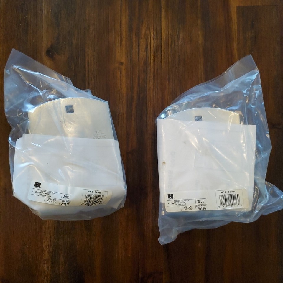 1 Pair Barn Door Hanger Box Rail Rollers. MADE IN USA! NEW | eBay