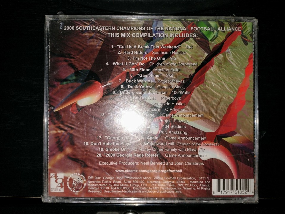 Georgia Rage "Hit Squad" SEALED CD, Playa Fly, Indo-G, Project Playaz ...