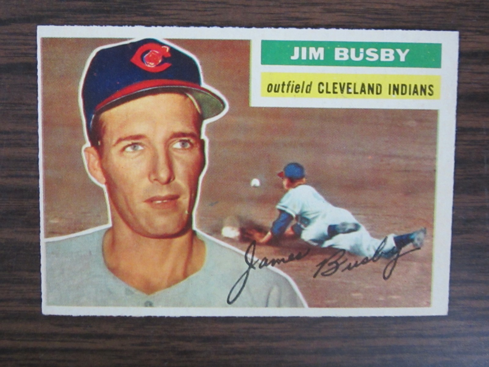 1956 Topps # 330 Jim Busby Card ( B67 ) Cleveland Indians | eBay
