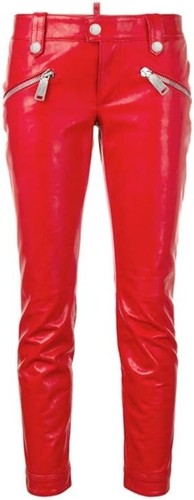 RED Leathers Women's Leather Pant Slim fit Skinny Real Leather Genuine ...
