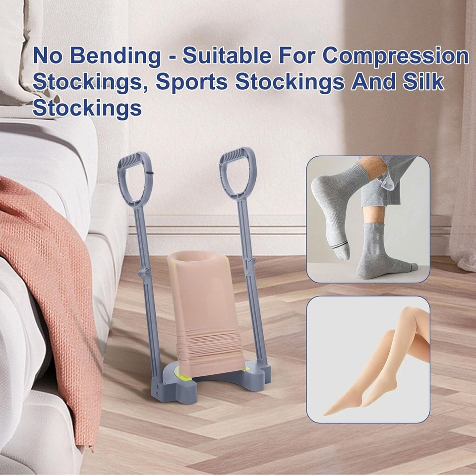 Compression Sock Aid Device - Helper Device for Putting on Compression ...
