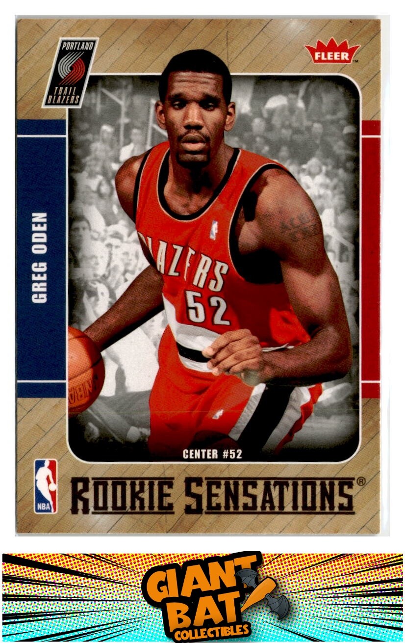 2007 Fleer #RS-1 Greg Oden Rookie Sensations | eBay