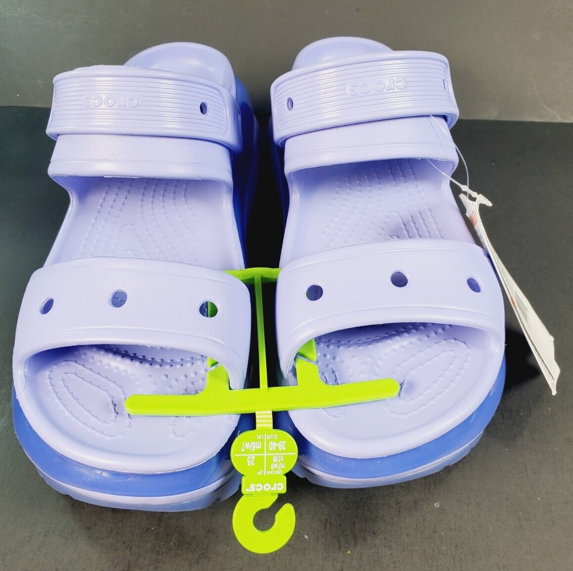 NEW w/ TAG CROCS MEGA CRUSH SANDAL SHOES PURPLE Size 7 Men/ 9 Women | eBay