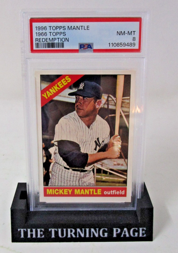 Mickey Mantle 1996 Topps Mantle 1966 Topps Redemption Card [PSA 8 ...