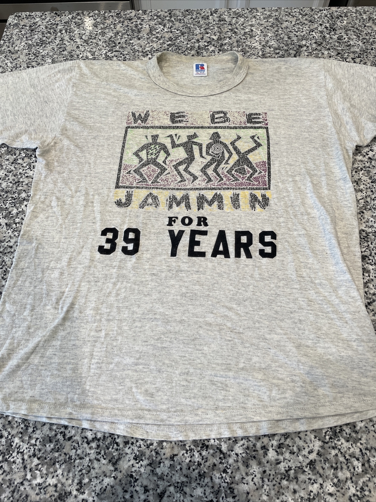 Vintage Russell Athletic We Be Jammin Single Stitch T Shirt XL USA | eBay