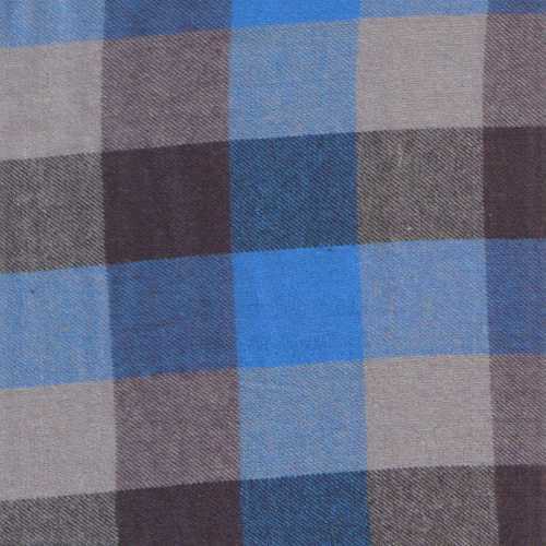 05950 Woven Royal Grey Black Logger - Flannel Fat Quarter | eBay