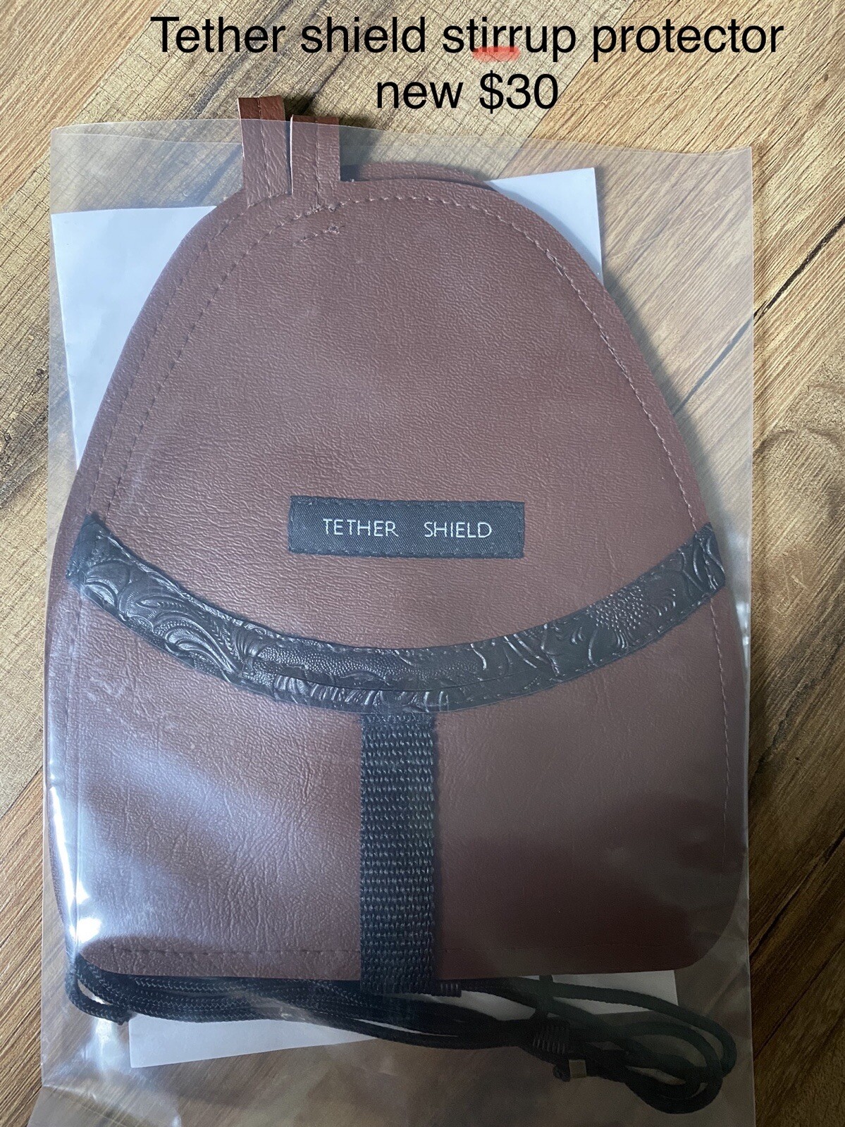 Horse Tether Shield Protective Stirrup Cover And Holder For Saddle New | eBay