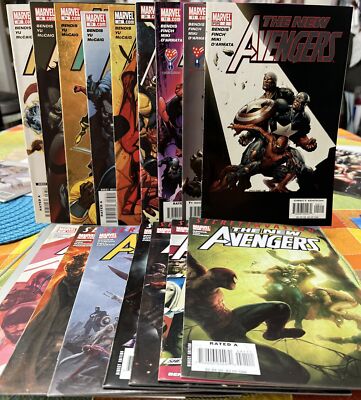 NEW AVENGERS #2,11,12,26,28-30,32-37,41-53,55-60,62,64 Annual 1-3 ...