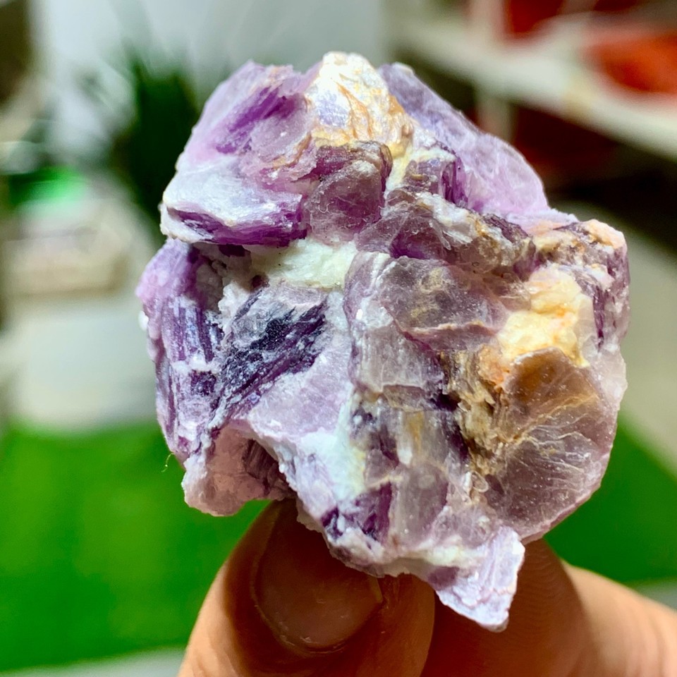 36G Natural purple lepidolite specimen Crystal Specimen Healing- Museum ...