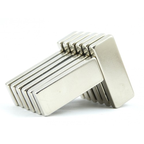 N40 40mm x 15mm x 5mm Strong Neodymium block magnets MRO DIY science ...