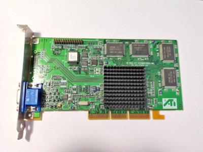 ATI Rage 128 Pro 16MB AGP Graphics Card Dell DP/N 041MJU Windows 98 ...